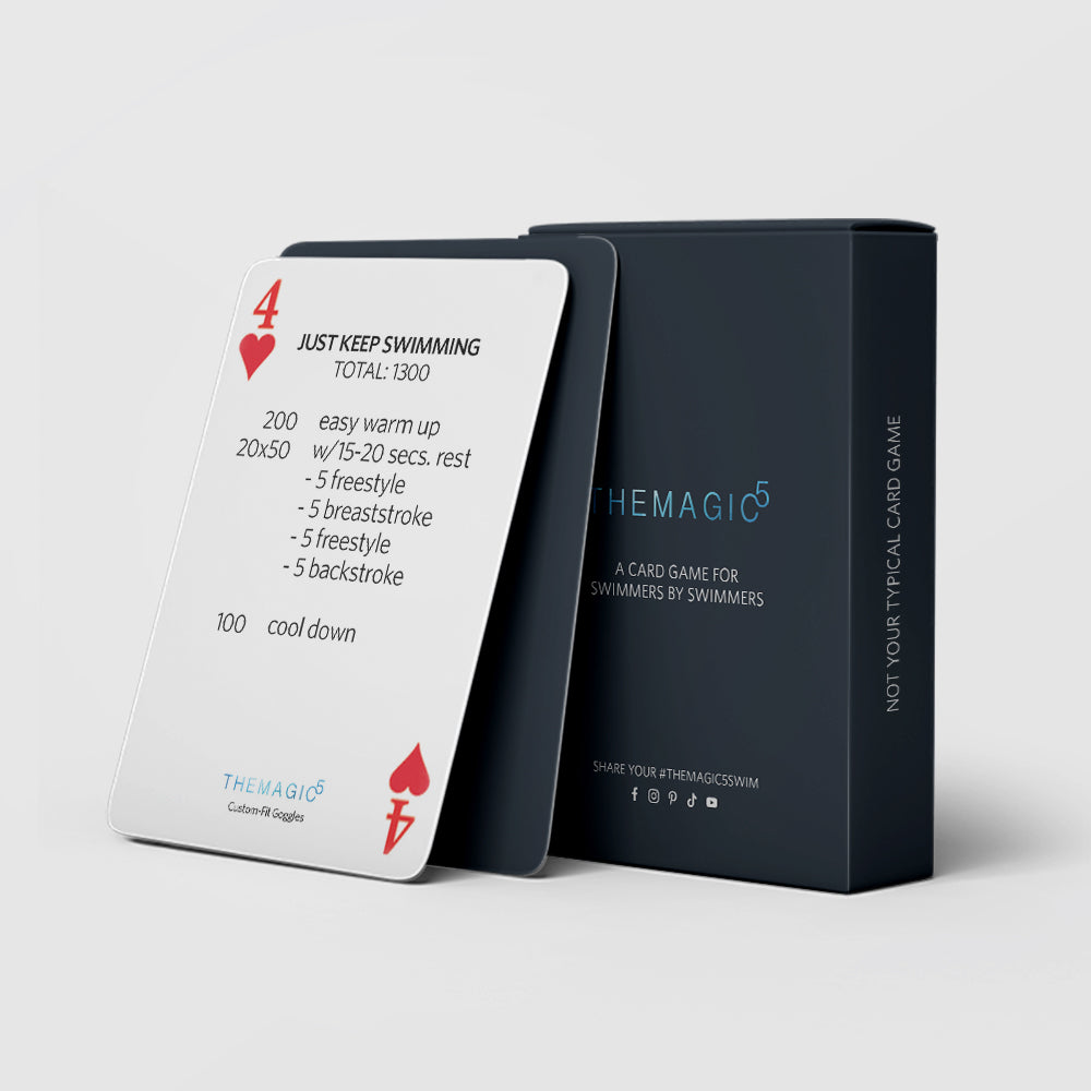 THEMAGIC5 Card Game | 52 Unique Swim Workouts | For All Levels
